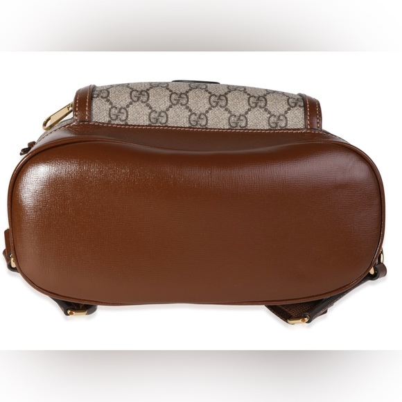 Gucci | Bags | Gucci Brown Gg Supreme Interlocking G Backpack | Poshmark